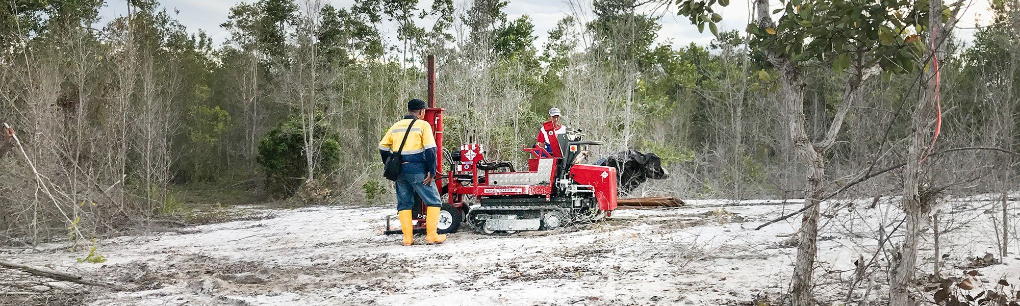 Alluvial Gold Exploration, Indonesia | Terrier News | Dando Drilling